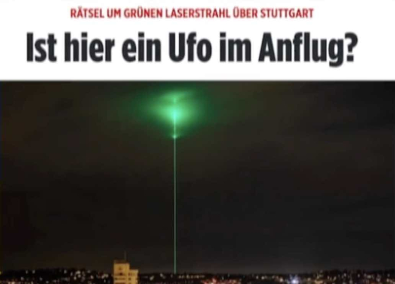 Štutgarto gyventojai išsigando spindulio | Ekspertai.eu